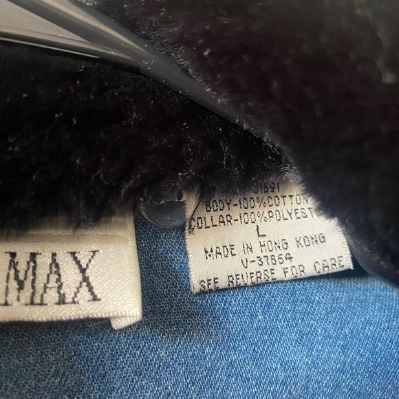 Casey & Max | Tops | Vintage Casey Max Faux Fur Denim Shacket | Poshmark